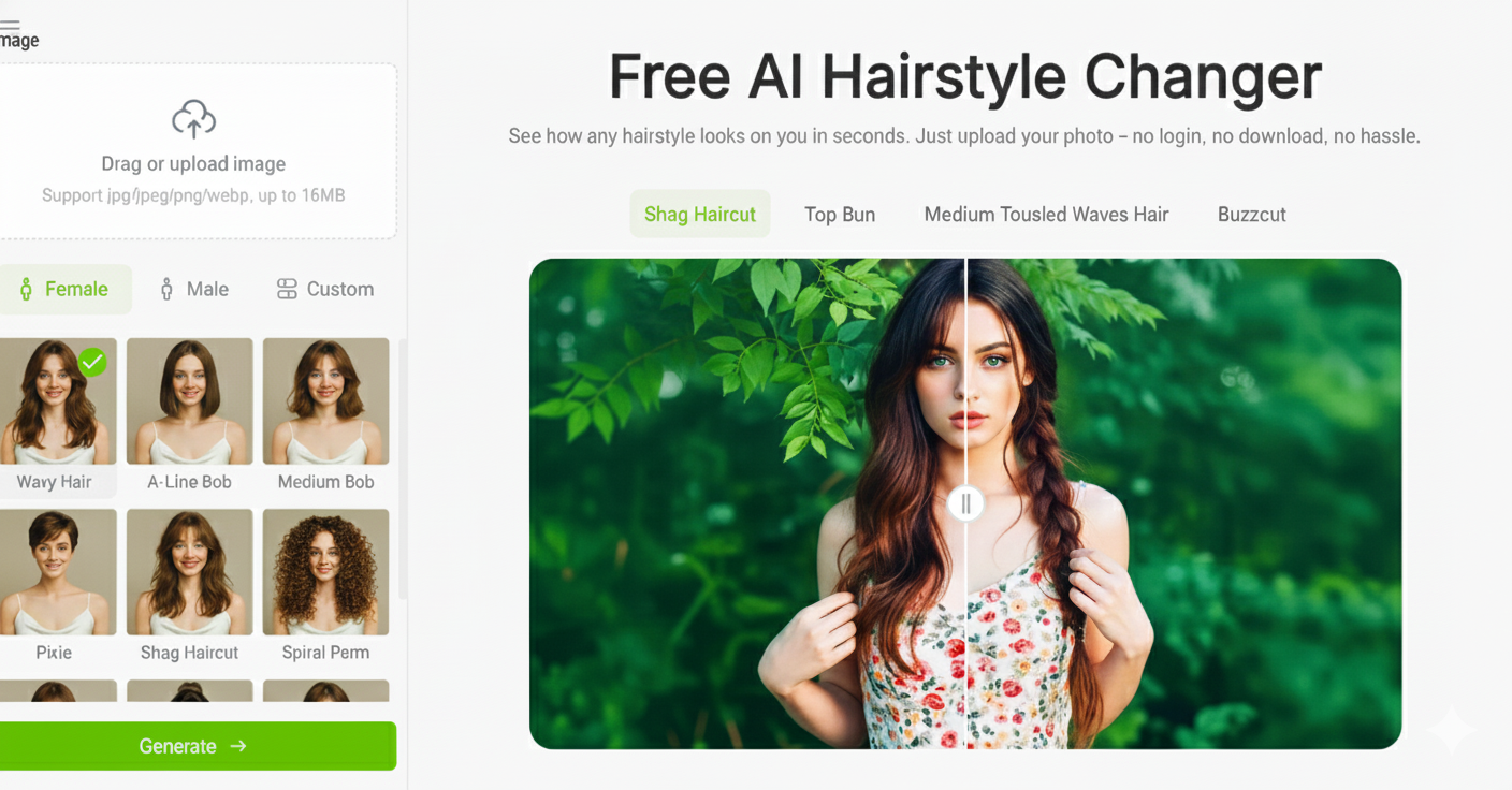 Redefine Your Professional Image with VisualGPT AI Hairstyle Changer - IOCMKT